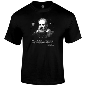 Science T Shirt - Galileo Stylish, Top-Quality Tee. Make someone smile