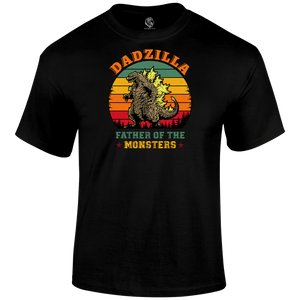 Dadzilla. Father Of The Monsters Father's Day T Shirt