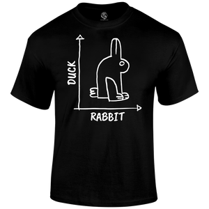 Rabbit Or Duck Funny T Shirt From Lion Legion.