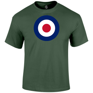 Retro Mod UK Roundel British Patriotic T Shirt